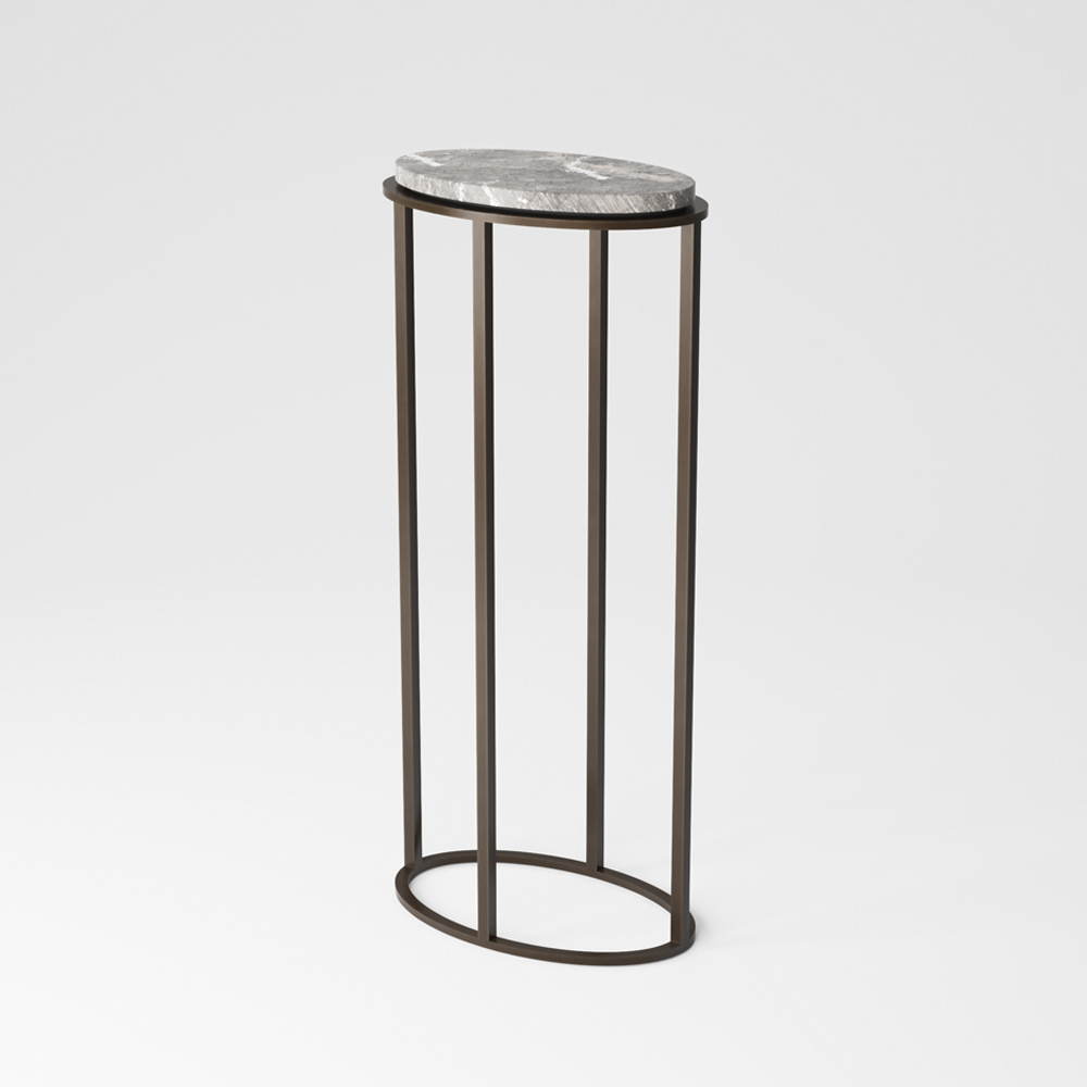 Olive oval plinth - Loom Furniture | Loom Furniture